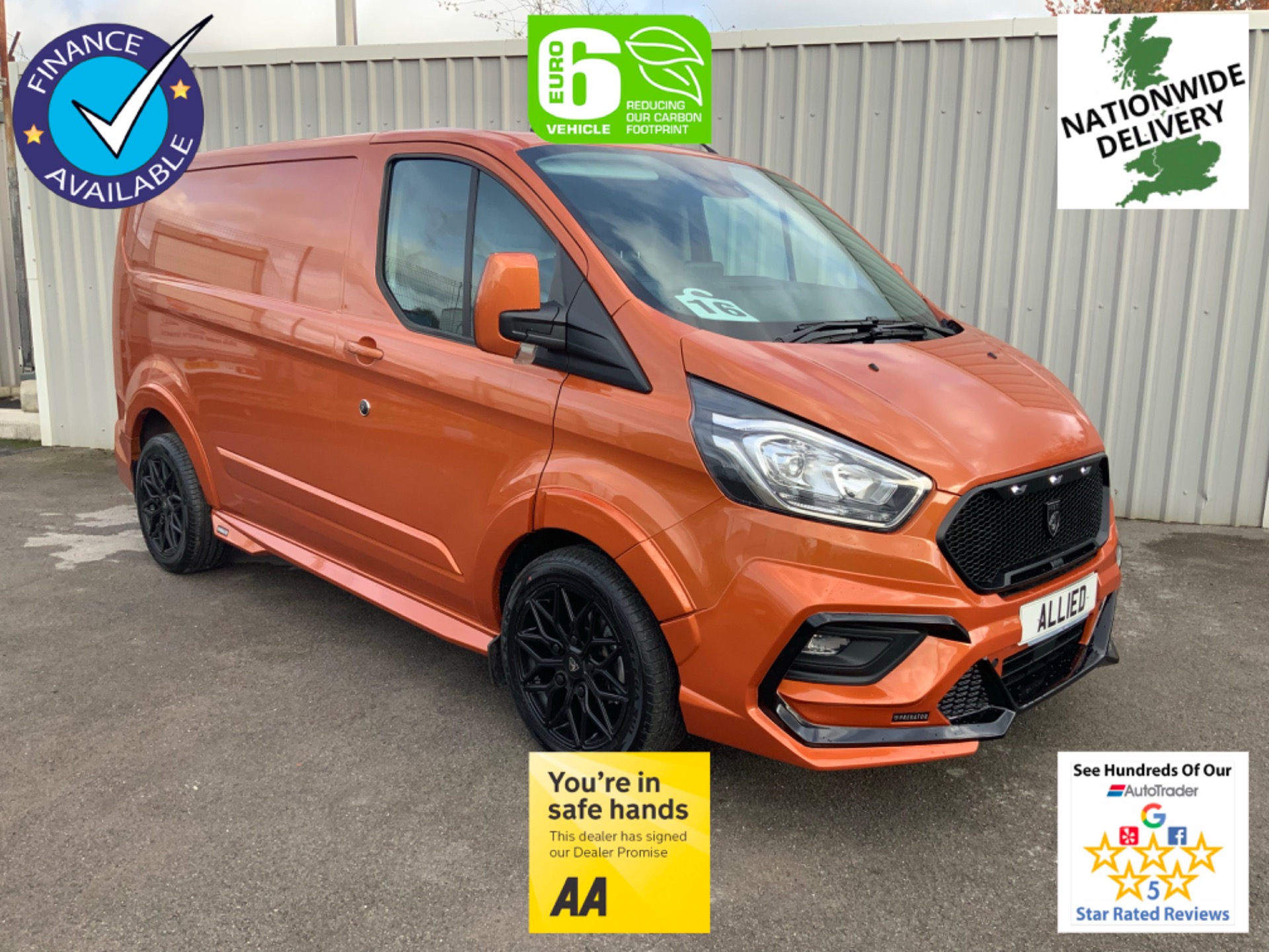 Used FORD TRANSIT CUSTOM 280 2.0 130 L1H1 SWB ECOBLUE ** PREDATOR ...